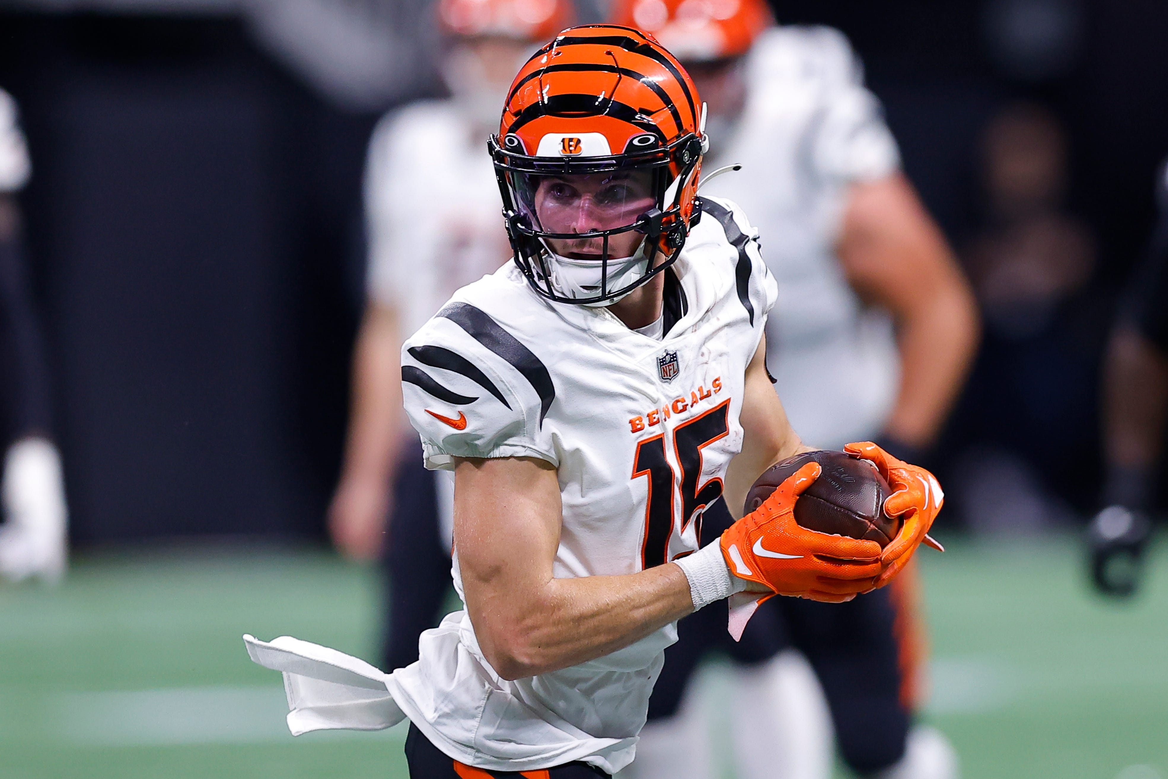 Bengals WR Charlie Jones is back healthy at OTAs