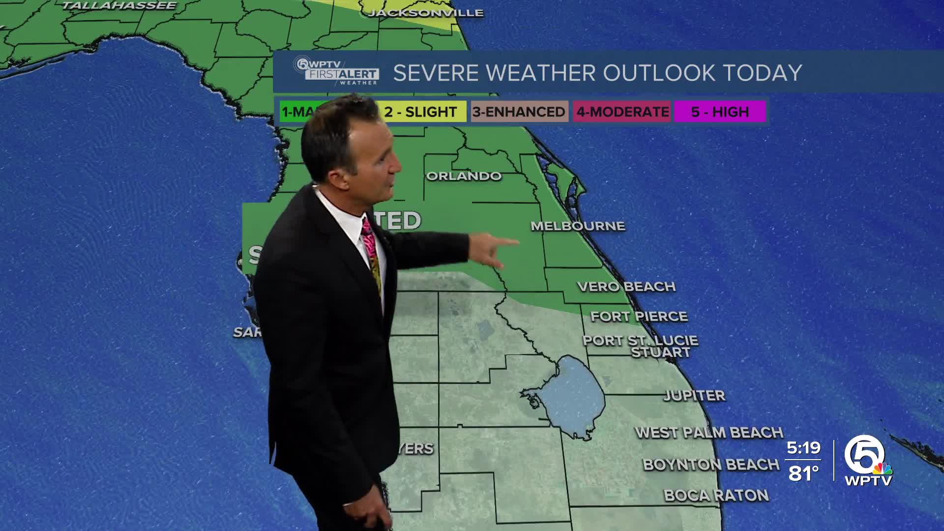 WPTV First Alert Weather forecast, morning of May 29, 2025