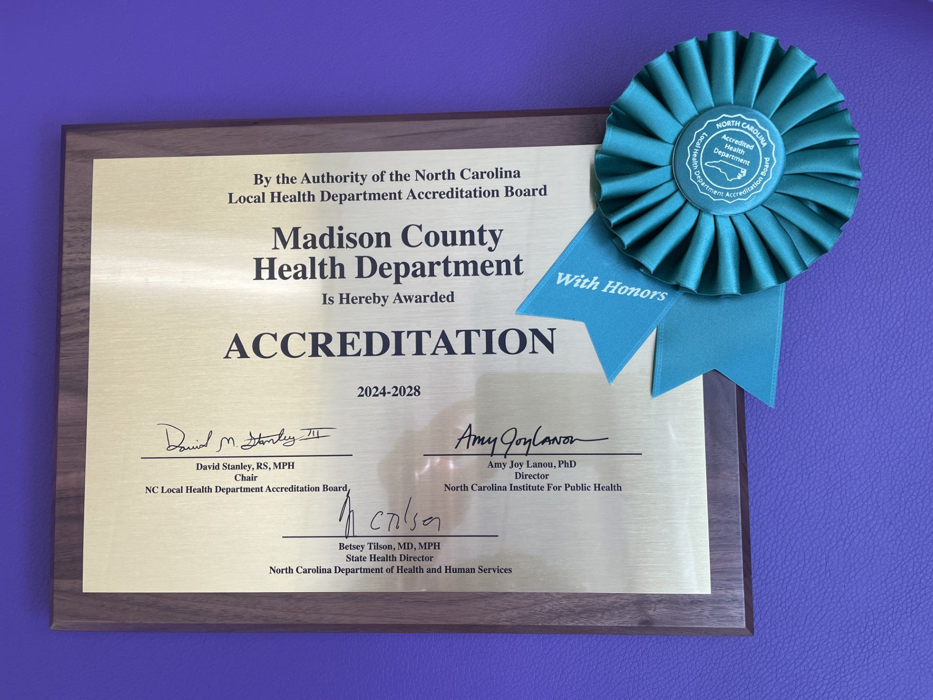 Madison health board recognized with state's Outstanding Board of ...