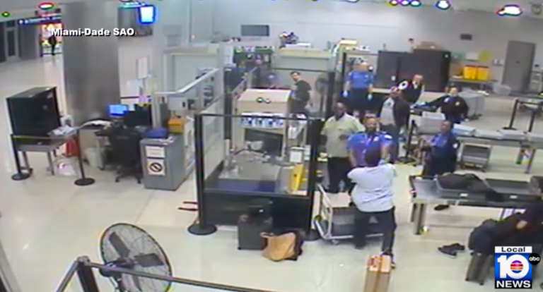 Canadian traveler attacked Miami airport TSA agents in wild scene, newly released video shows