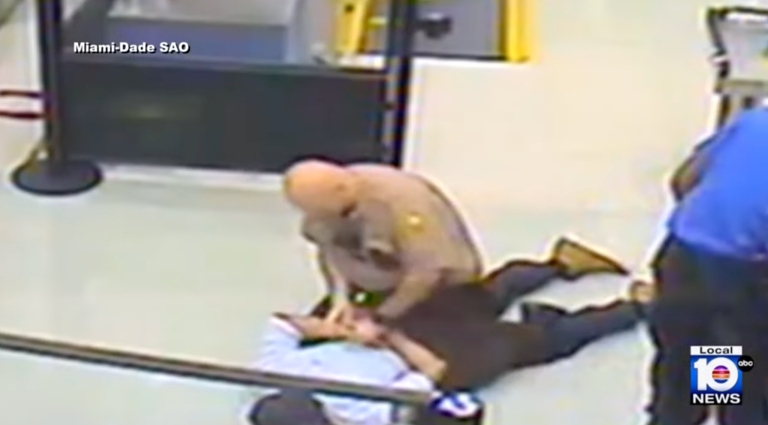 Canadian traveler attacked Miami airport TSA agents in wild scene, newly released video shows