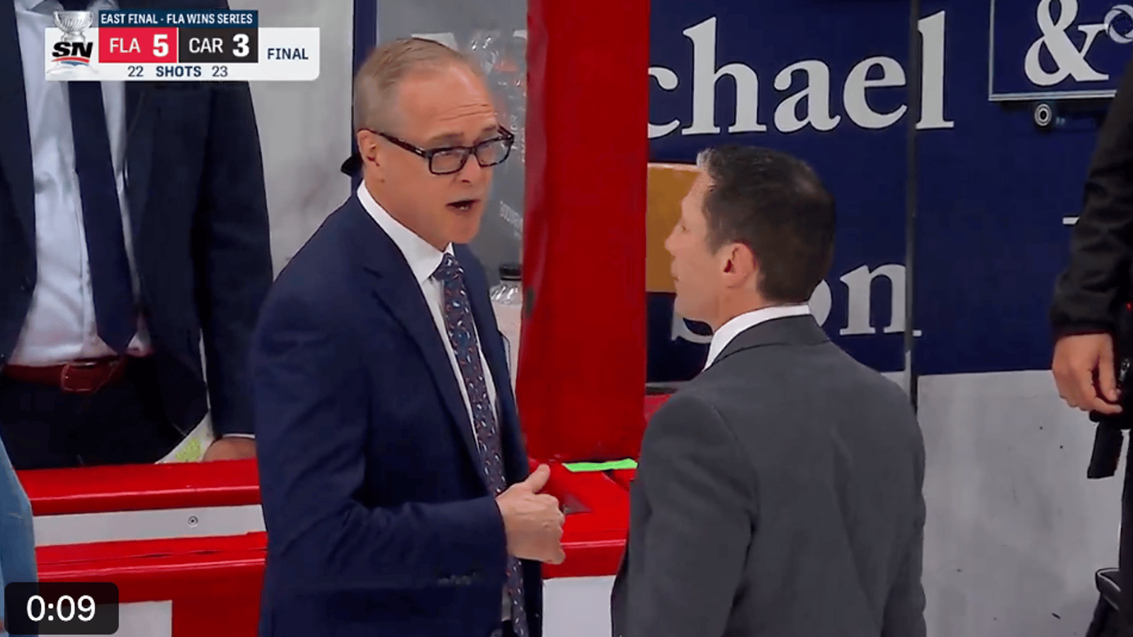 Paul Maurice explains argument with Rod Brind’Amour in last night’s ...