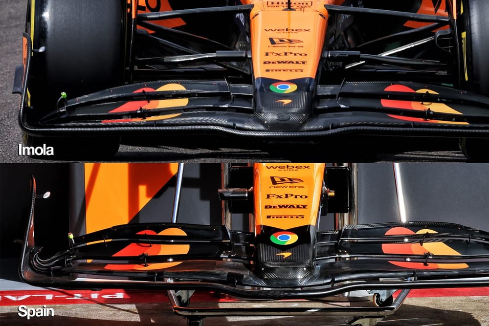 What first look at McLaren tells us about F1 flexi-wing revisions