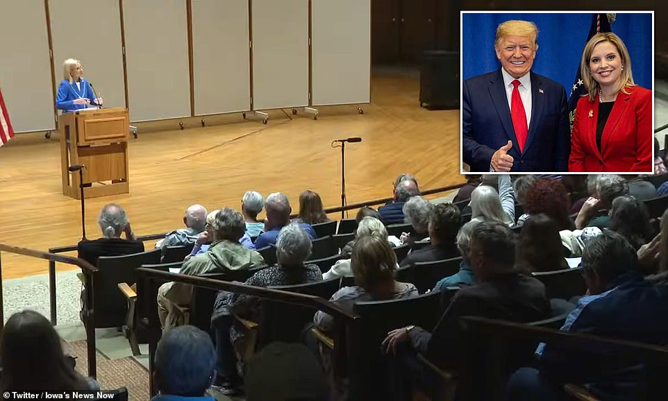 Crowd turns on pro-Trump congresswoman during town hall