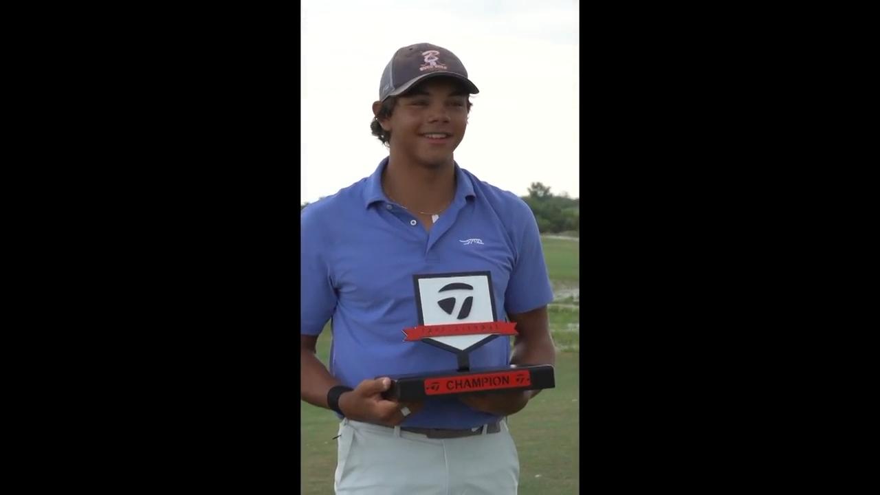 Tiger's son, Charlie Woods, wins Team TaylorMade Invitational in ...