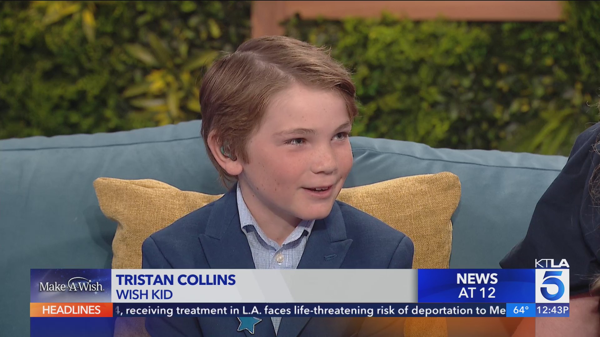 Make-A-Wish Wednesday: Meet wish kid Tristan Collins