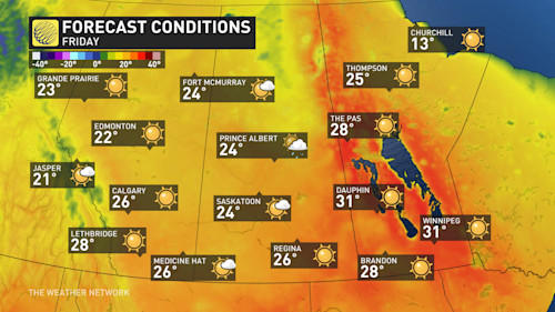 Hot temperatures, powerful winds: Big weekend weather concerns on the ...