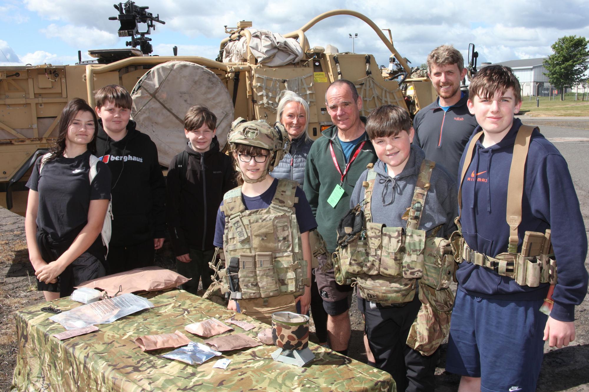 Youngsters sample life on Royal Marines base as part of annual initiative