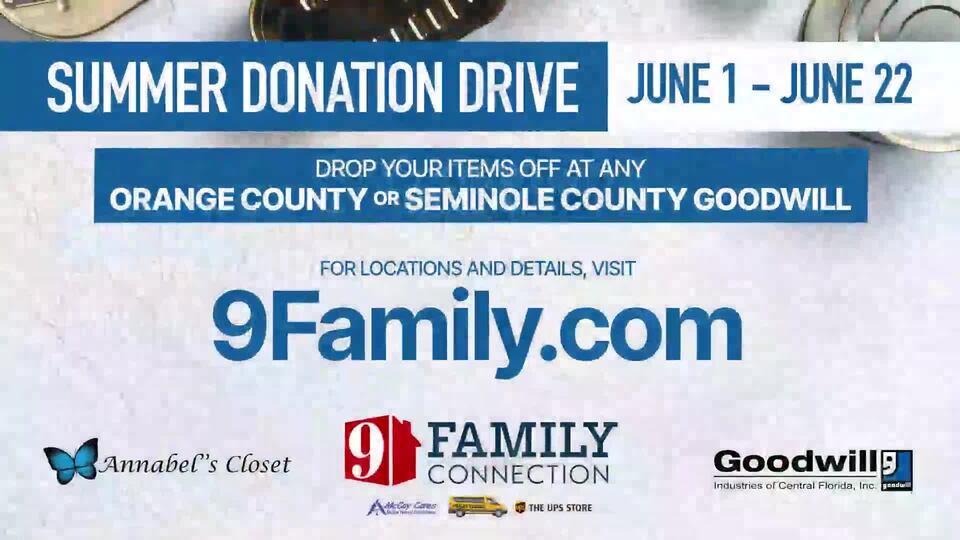9 Family Connection Summer Food Drive