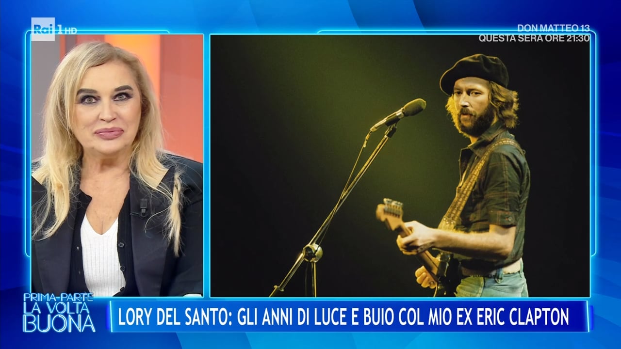 Lory Del Santo: "Gli anni di luce e buio con Eric Clapton"
