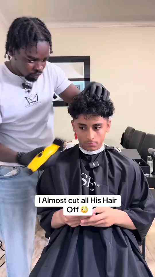 Barber Fail Turned Haircut Masterpiece