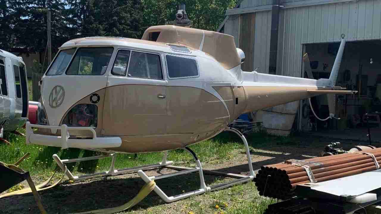 Canadian creates unusual vehicle combining Volkswagen Kombi and Airbus ...