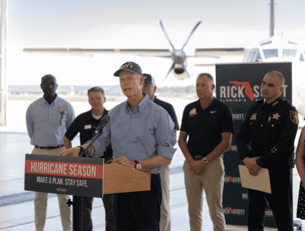 After Helene & Milton, Florida Sen. Scott In Tampa Bay Says “Don’t ...