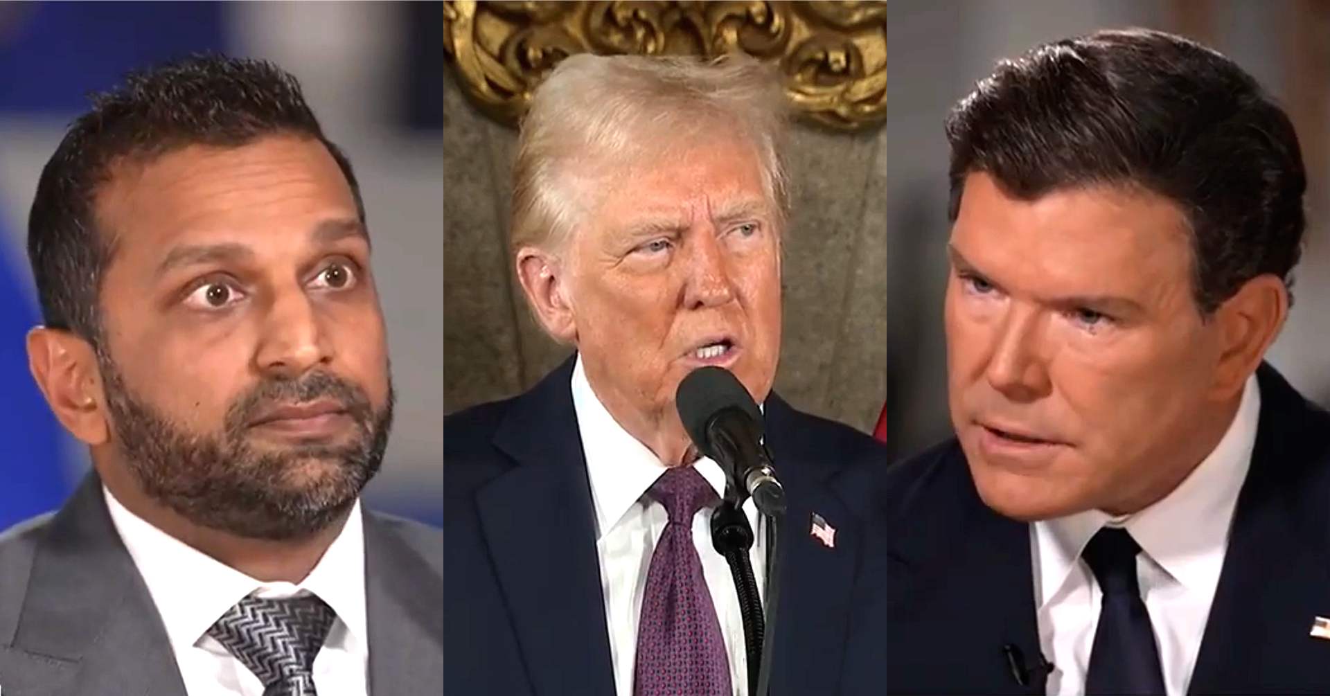 Bret Baier Confronts FBI Chief Kash Patel With Dan Bongino-Trump ...