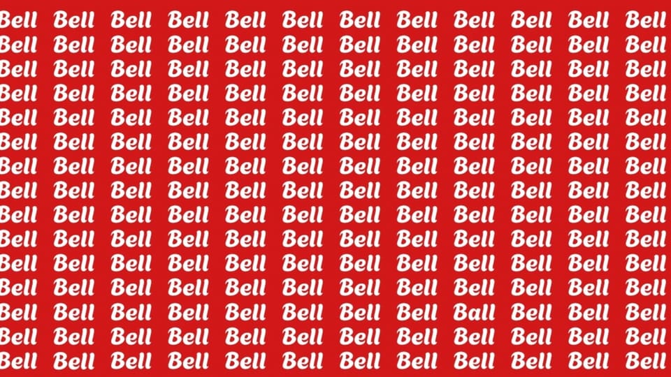 Only 1 in 5 can spot the word ‘Ball’ in this optical illusion – can you?