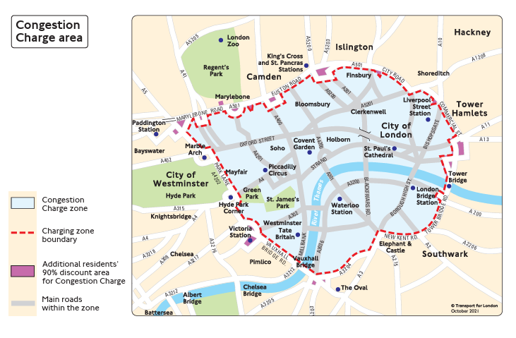 London’s congestion charge: What is it, where is it enforced and how ...