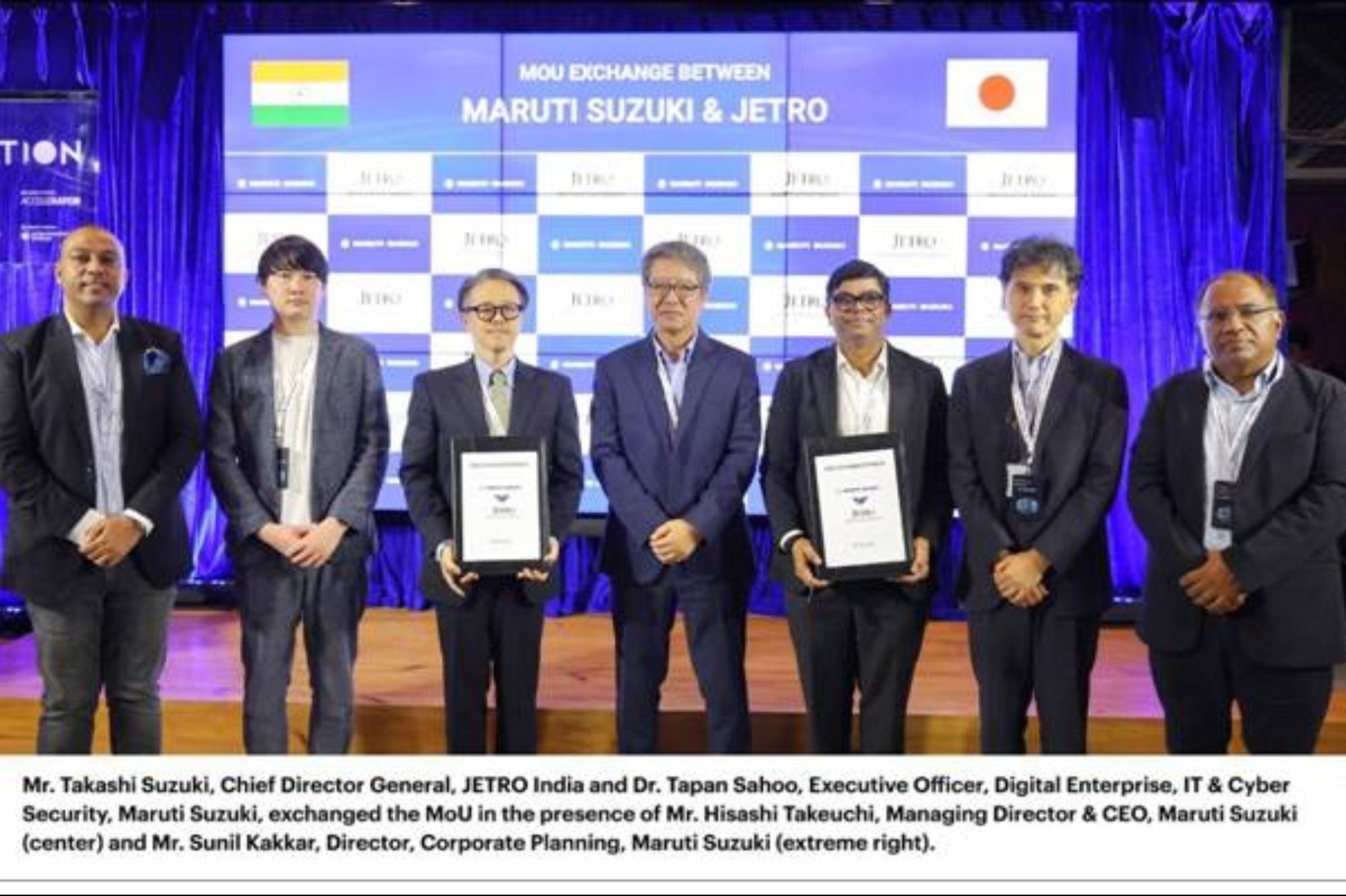 Maruti Suzuki and JETRO Join Hands to Empower Startups Across India and ...