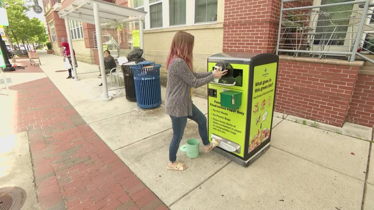 Trash to treasure: Arlington's high-tech composting bins turn scraps ...