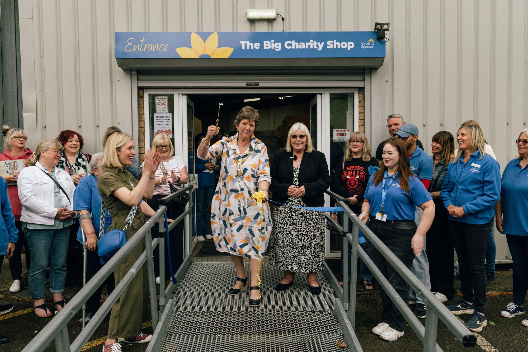 Big fanfare for Big Charity Shop