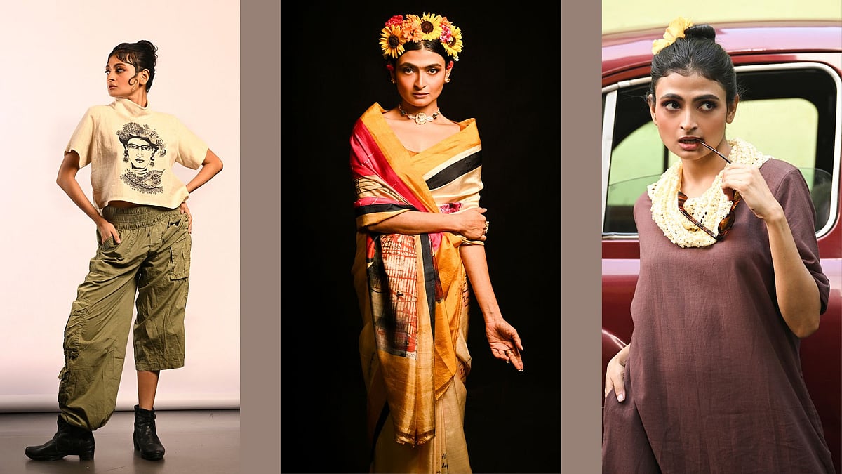 Actress Tanika Basu in four summer looks from Red Ochre's new collection