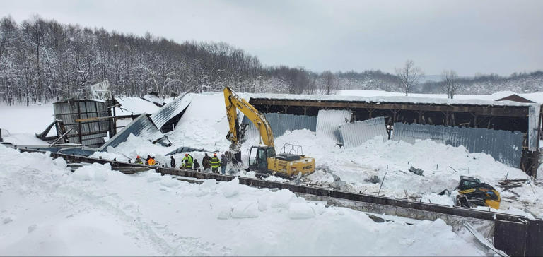 Ice and snow brought down four barns on one NY farm last winter. Now ...