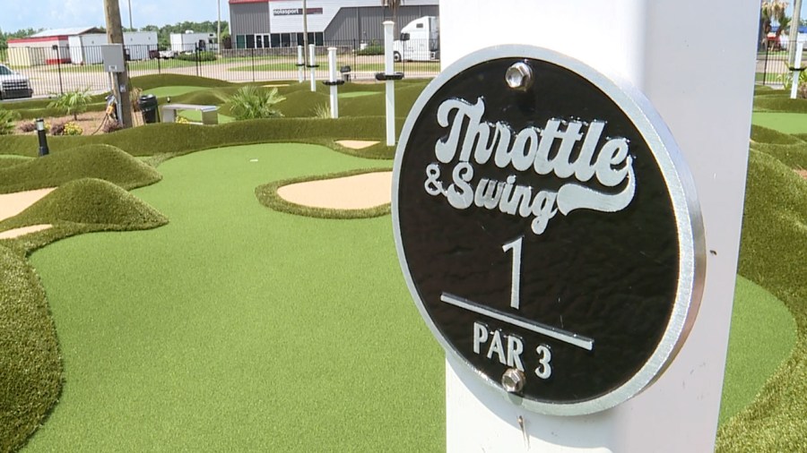NOLA Motorsports launches new mini golf course with ‘Throttle & Swing’