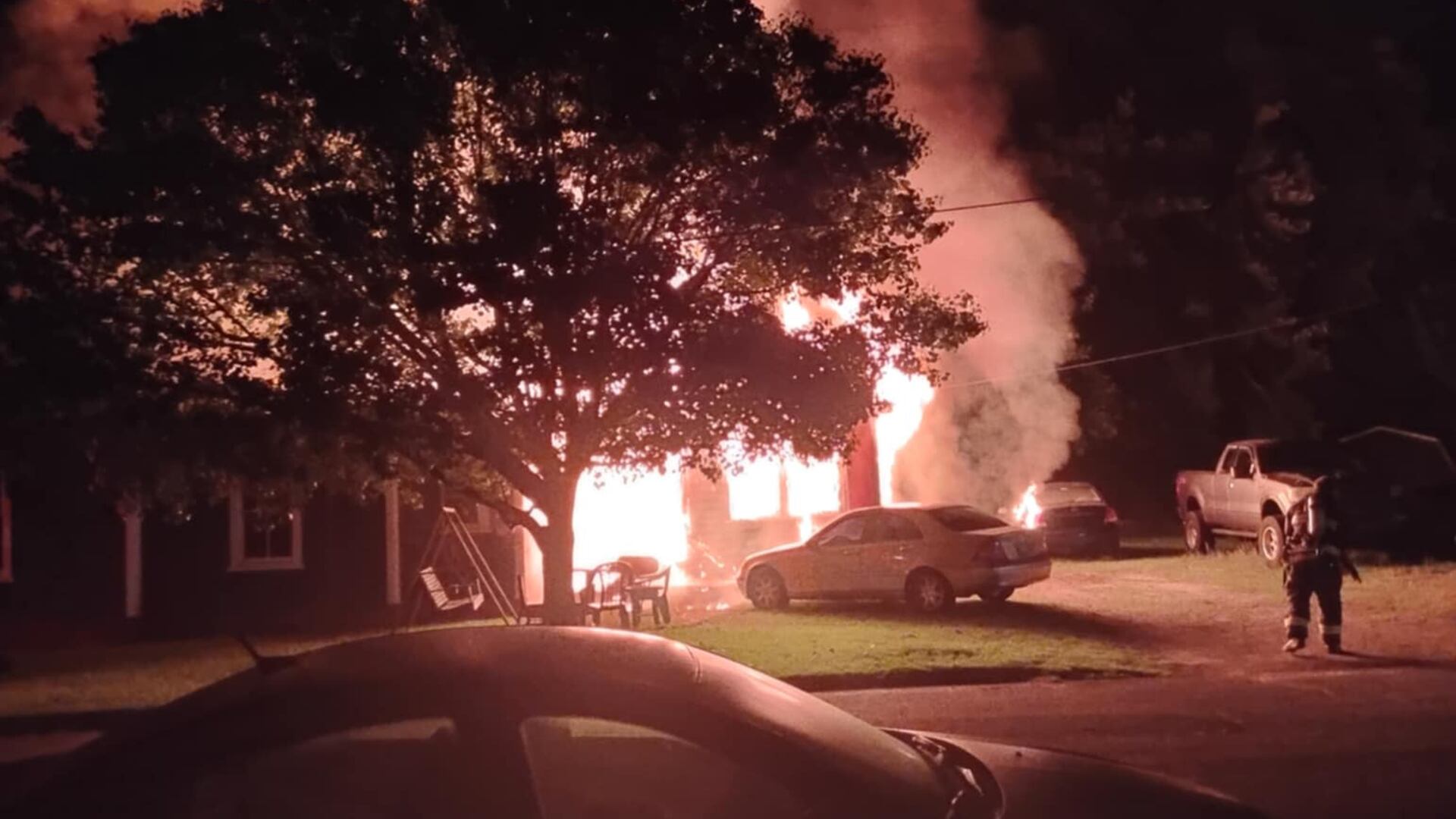 Barking dog saves man in overnight Robersonville house fire