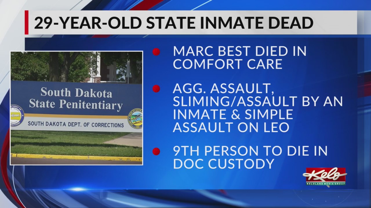 29-year-old state inmate dead; 9th this year
