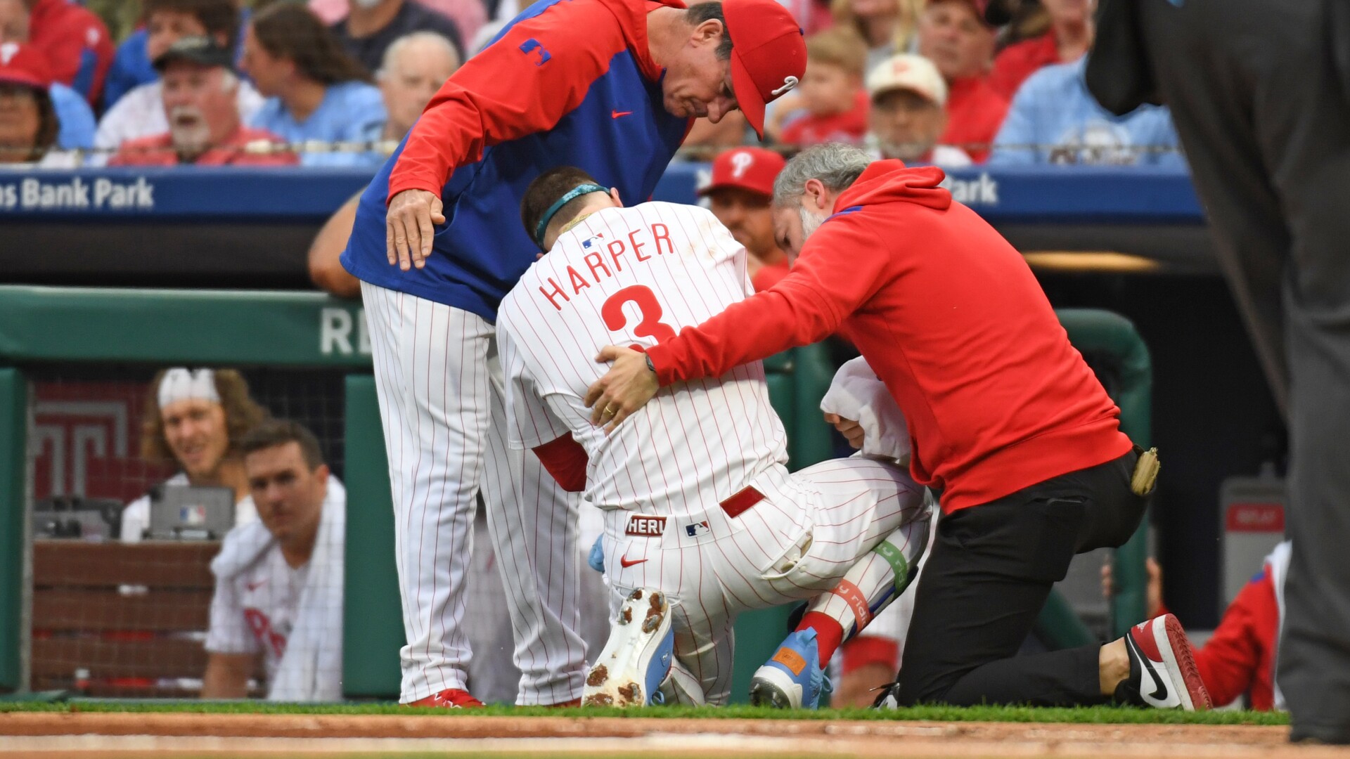 Bryce Harper to miss Game 1 of doubleheader against Braves, Game 2 ...