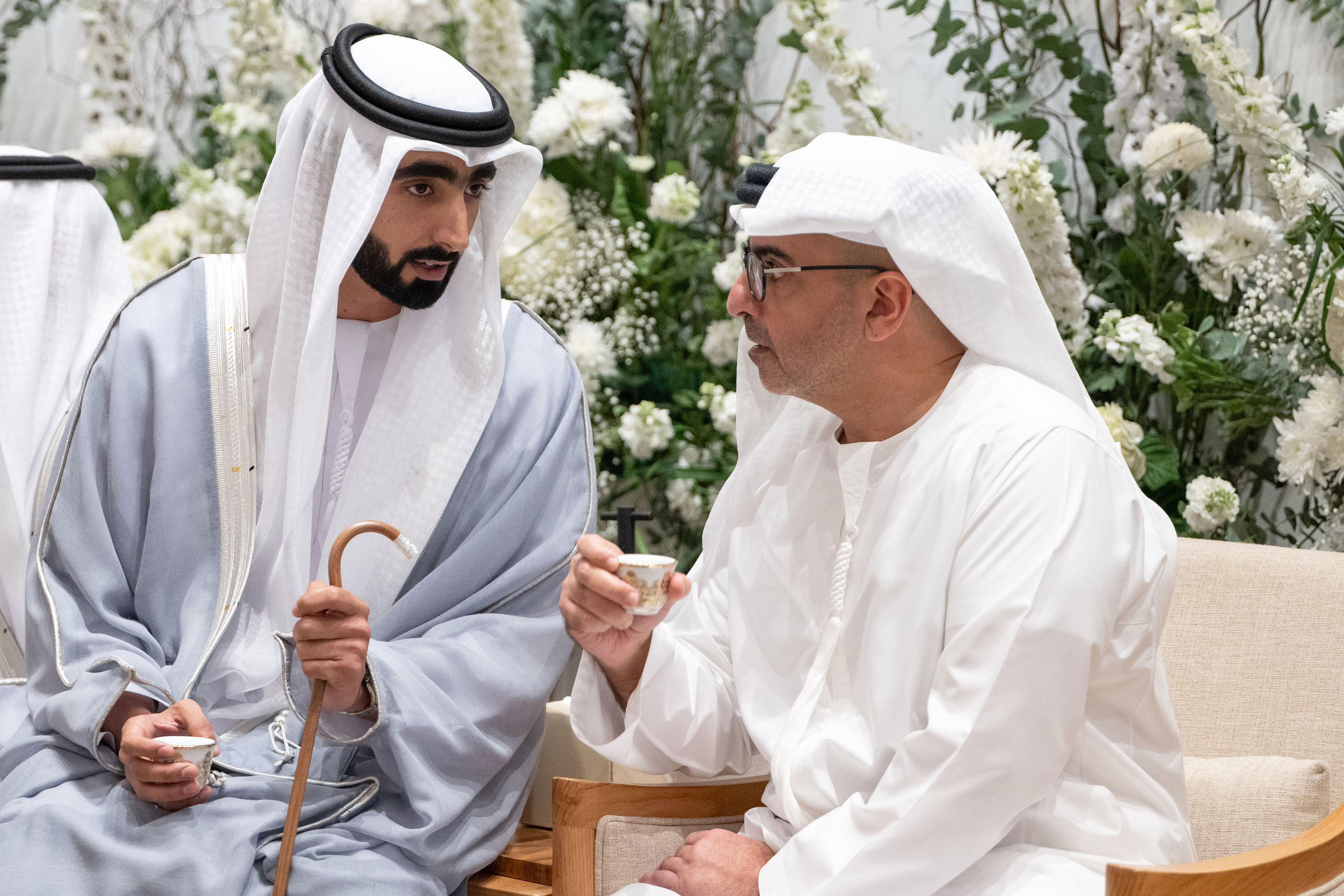 Hamed bin Zayed, Nahyan bin Mubarak, Khalifa bin Tahnoon bin Mohammed ...