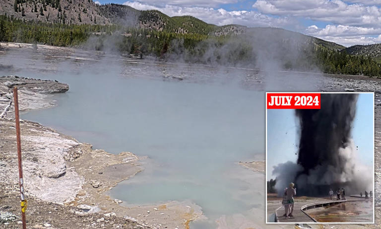 Explosion warnings at Yellowstone as popular tourist spot is closed for ...