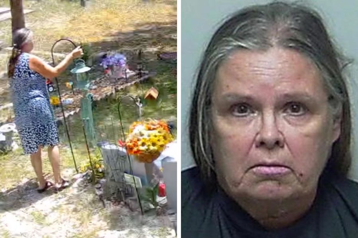 Florida woman accused of stealing family mementos from cemetery graves ...