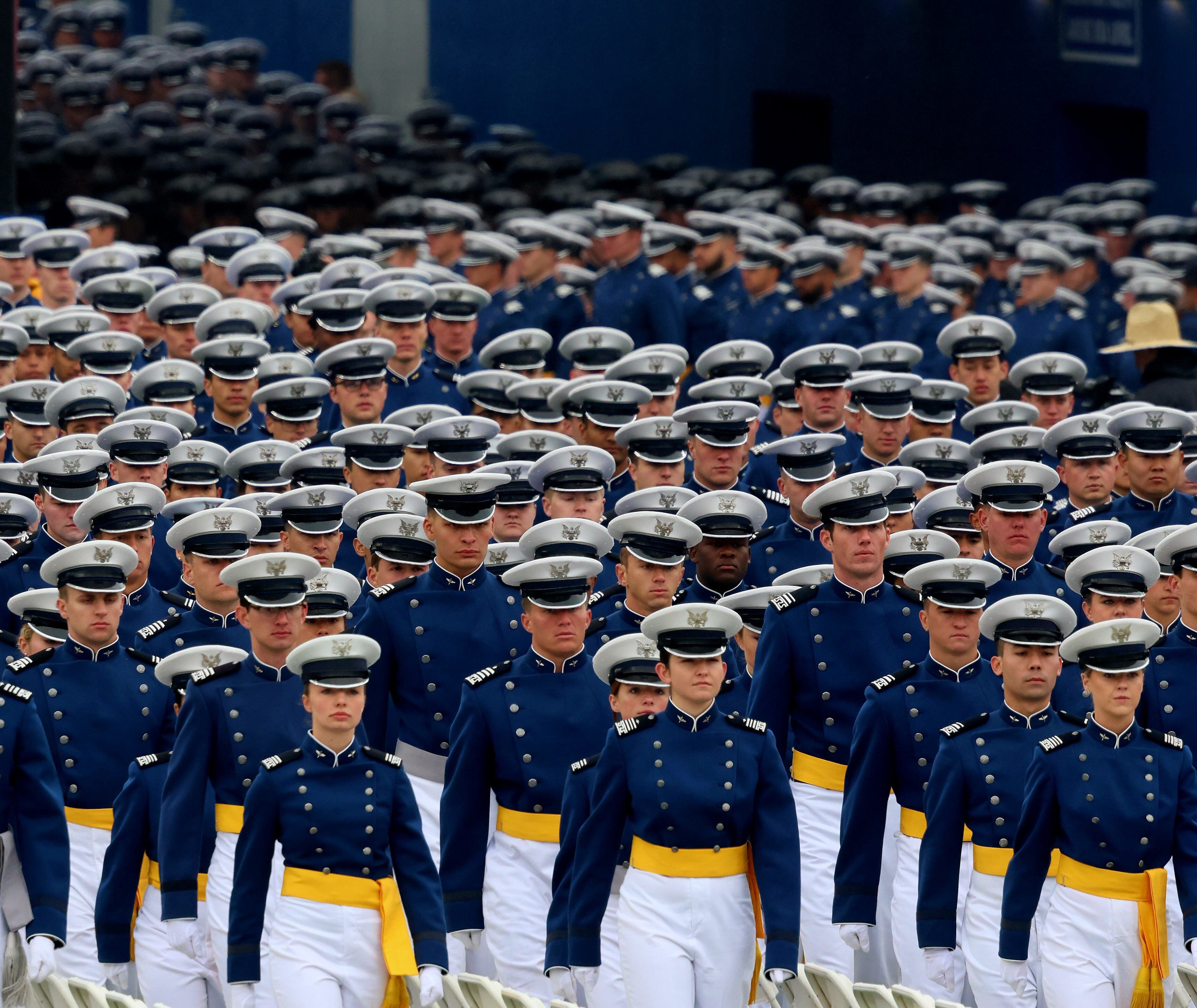 2025 U.S. Air Force Academy graduation ceremony concludes, Thunderbird ...