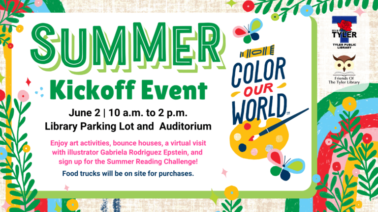 Tyler Public Library to host Summer Kick-Off event for all ages