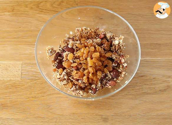 Muesli, zelfgemaakte granola