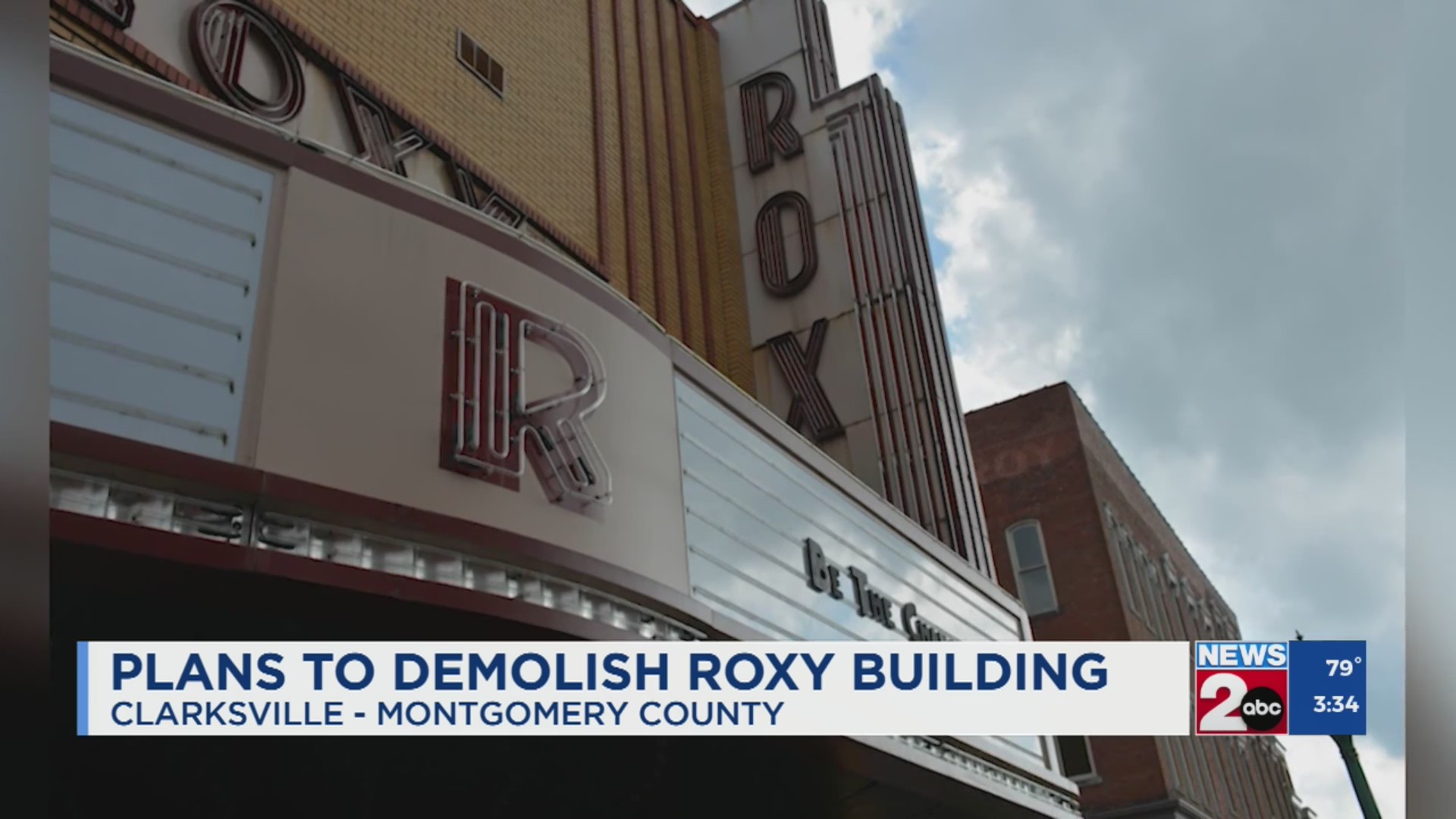 Plans to demolish Roxy building