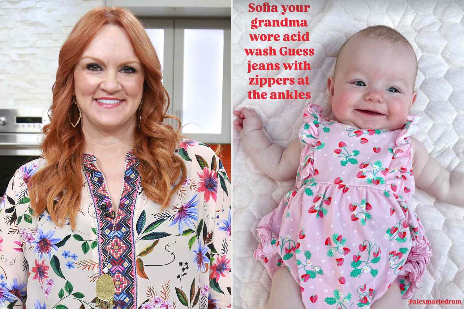Ree Drummond Tells Baby Sofia 'What Grandma Looked Like in the '80s'