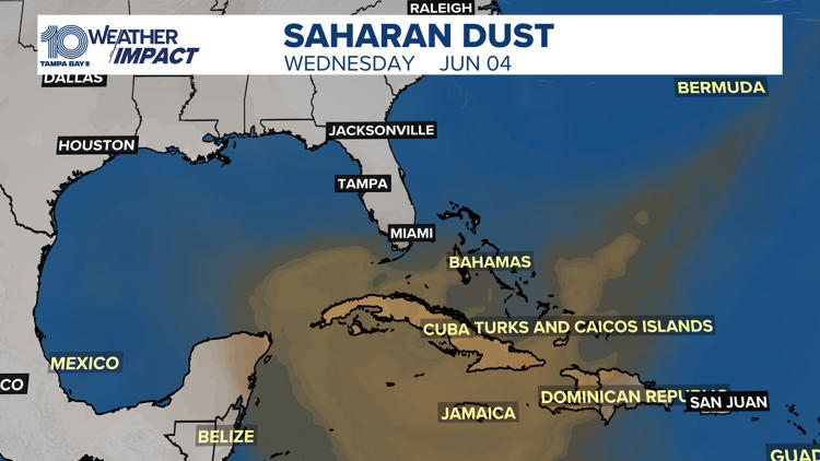 Saharan dust returning to Florida: Here's what it means for Tampa Bay