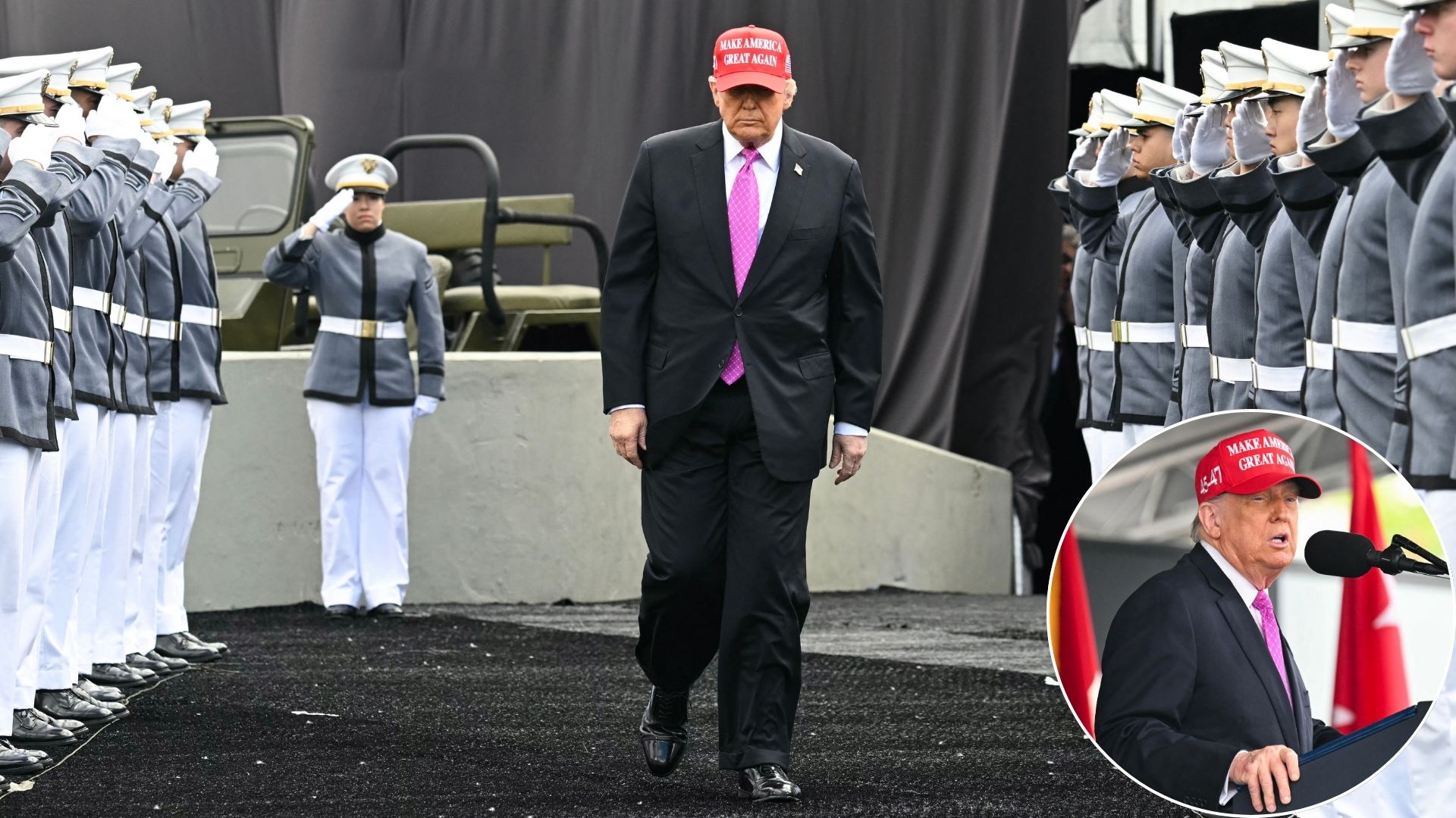 Trump rants about “trophy wives” at West Point