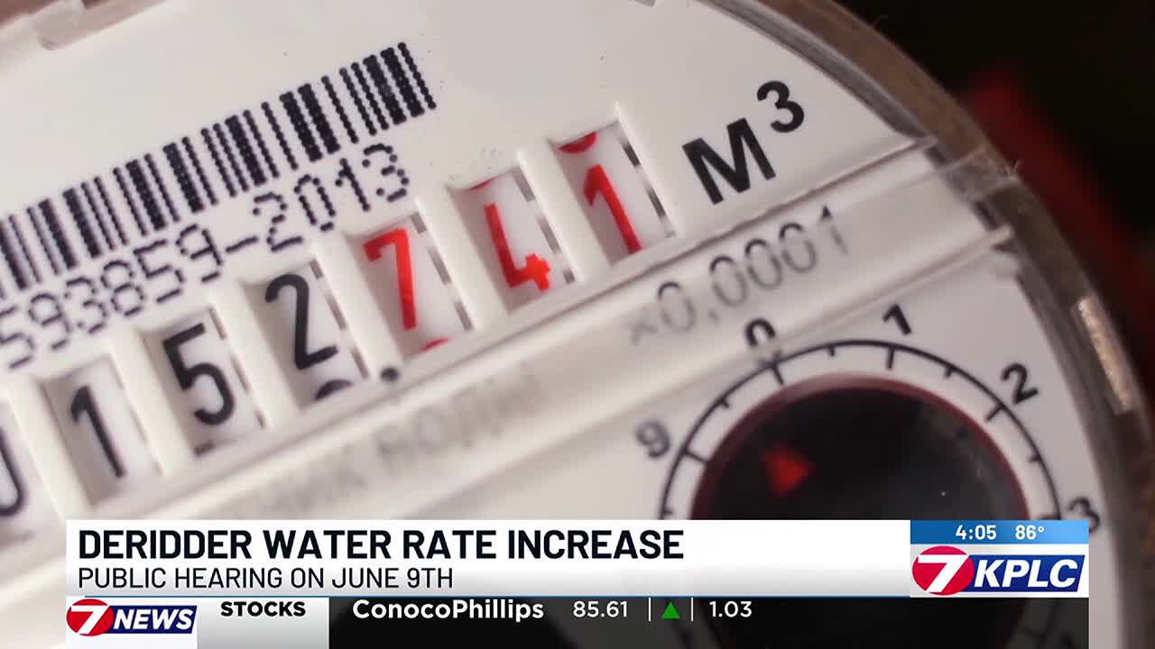 DeRidder considers raising water, sewer rates
