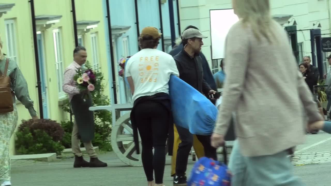 Rosamunde Pilcher, production shooting for FFP New Media GMBH. In ...