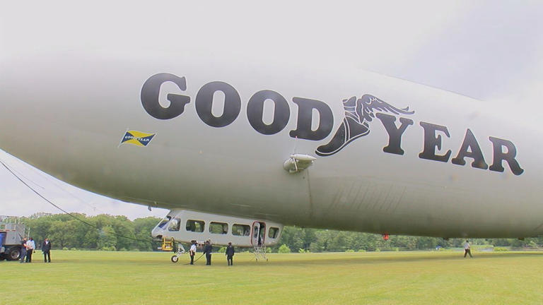 Goodyear celebrates 100th anniversary of the inaugural flight of first ...