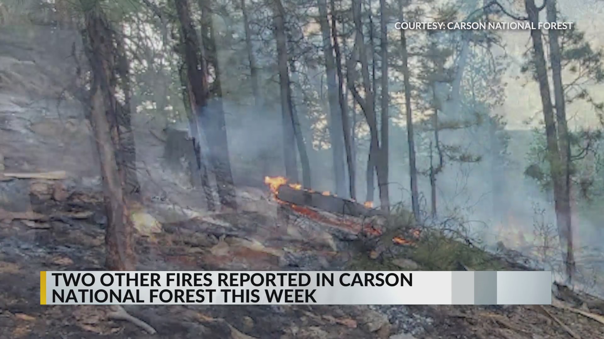 2 fires reported in the Carson National Forest
