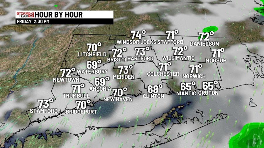 Mainly dry and warmer Friday. Rain for Friday night and Saturday!
