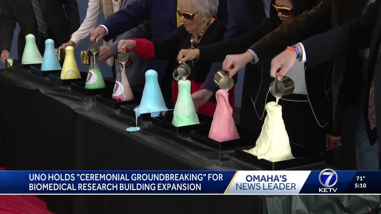 Watch: UNO leaders celebrate future expansion of biomedical research ...