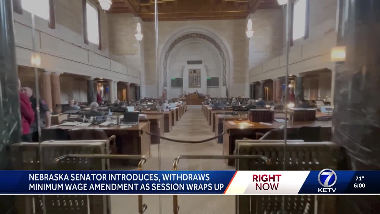 Nebraska senator introduces, withdraws minimum wage amendment as ...