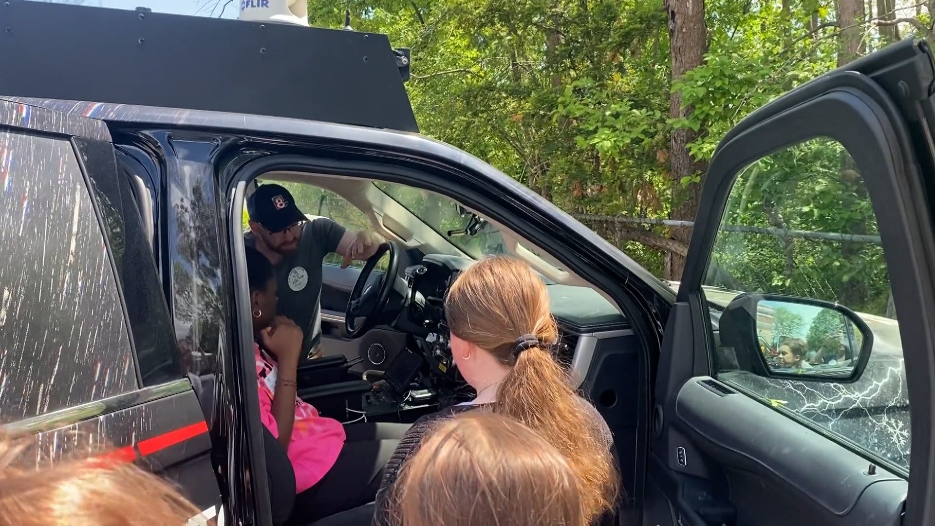 Maine's Total Coverage visits CK Burns School in Saco for career day