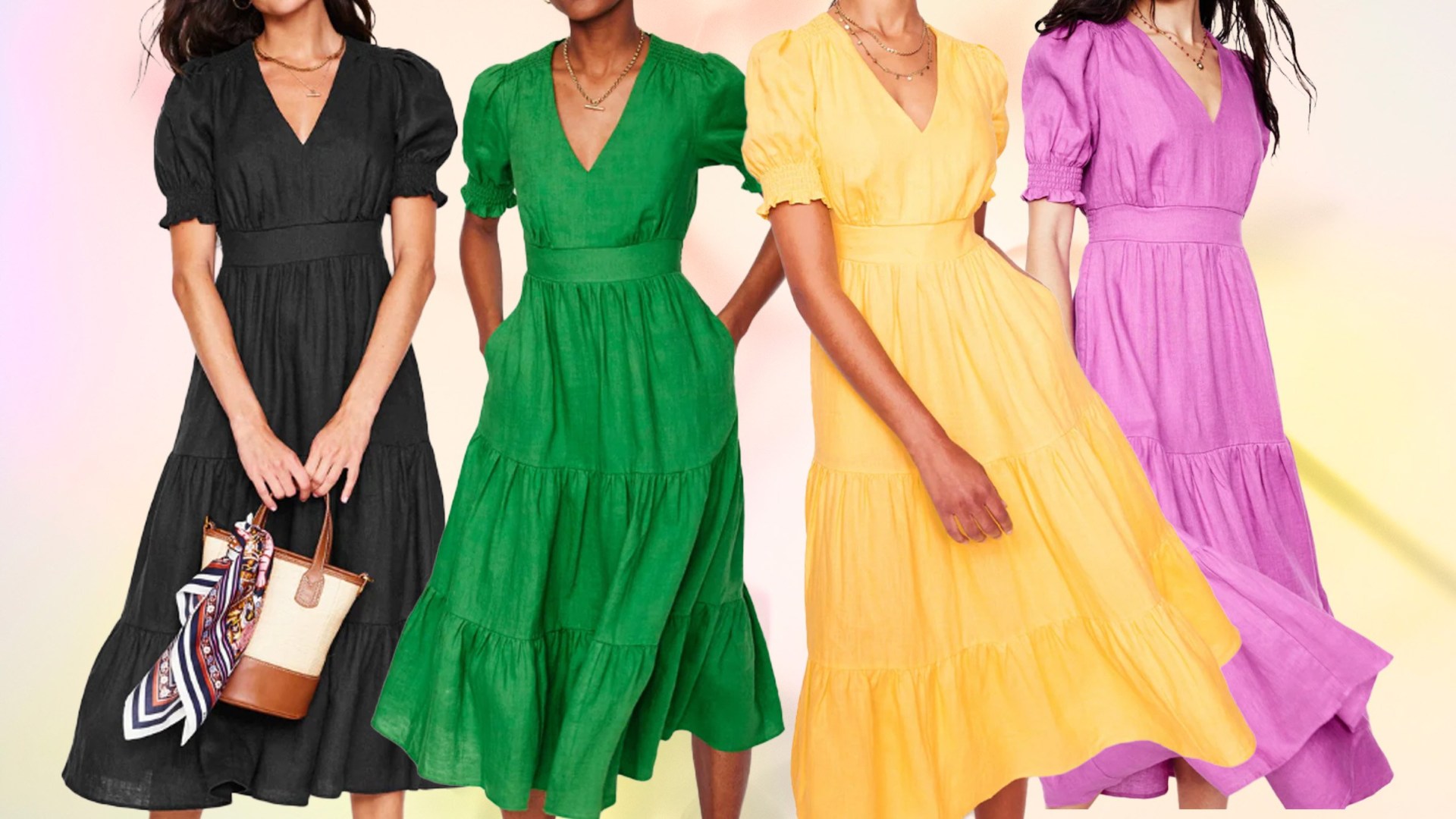 Boden’s Anna Linen Tiered Midi Dress is selling out fast, here’s why it ...