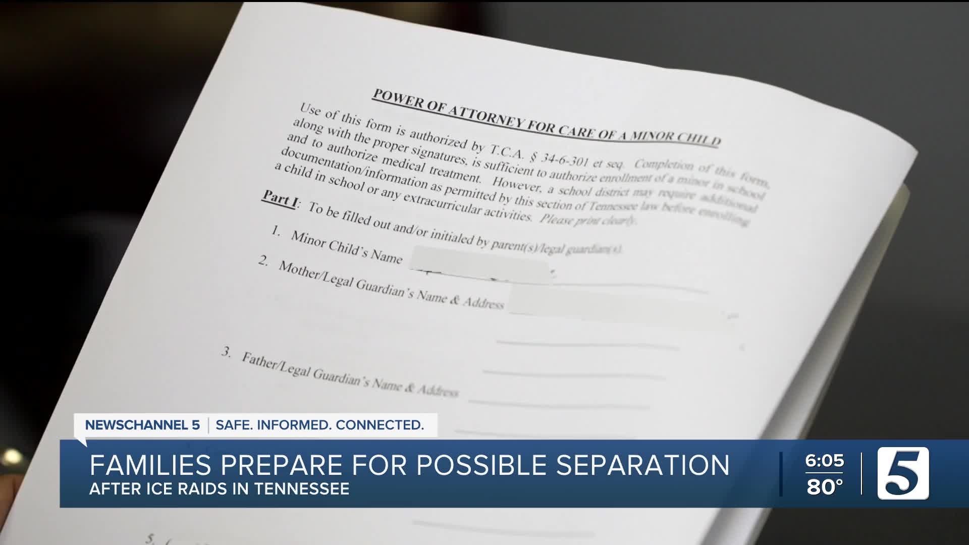 Families prepare for possible separation after ICE raids in Tennessee