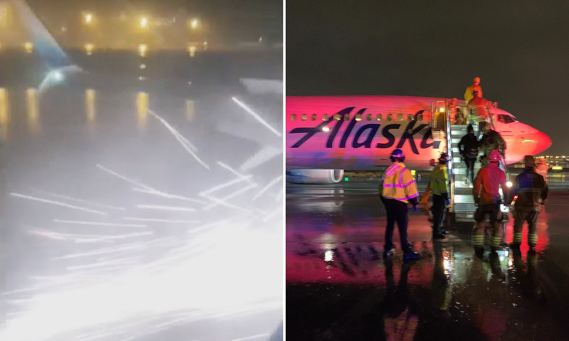 Shocking reason Alaska Airlines 'flight from hell' skidded down runway